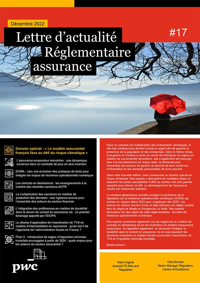 Lettre d’actualité réglementaire assurance #17 | PwC